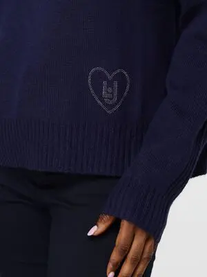 Liu Jo Ribbed Knit Sweater - Blue