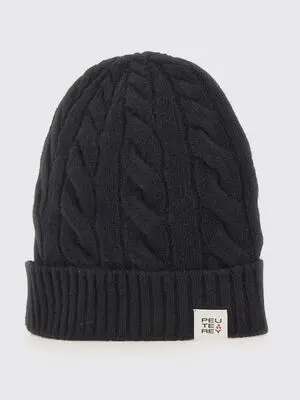 Peuterey Ribbed Beanie - Black