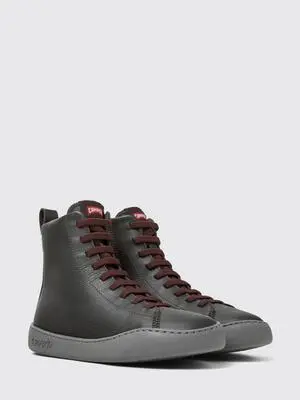 Camper Lace-up High Top Boots - Grey