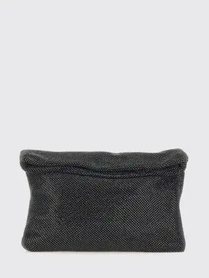 TWENTY FOURHAITCH Beaded Clutch - Black