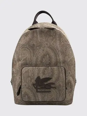 Etro Paisley Patterned Backpack - Brown