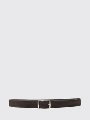 ORTIGNI Leather Belt - Brown