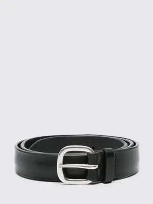 ORTIGNI Leather Belt - Black