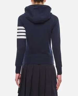 Thom Browne Hooded Zip-up Sweatshirt