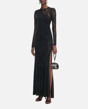 Self-portrait Slit Evening Dresses