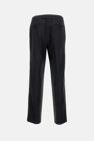 Drole De Monsieur Elastic Cotton Trousers