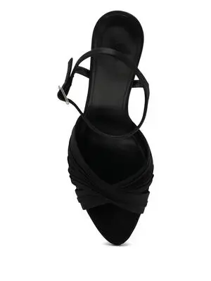 Balenciaga Plissé Dynas Heeled Sandals