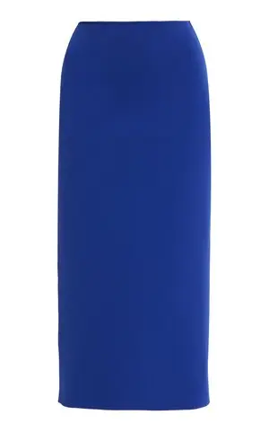 JIL SANDER Straight Knit Midi Skirt