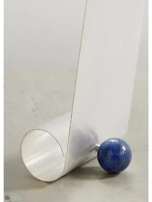 NATALIA CRIADO Plated And Lapis Lazuli Iphone Holder