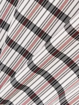 Tory Burch Checked Canvas Straight-leg Golf Pants