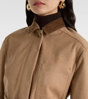 Max Mara Leva Belted Camel Hair Jacket