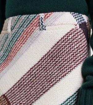 Missoni Zigzag Wool And Cotton-blend Miniskirt - Multicoloured