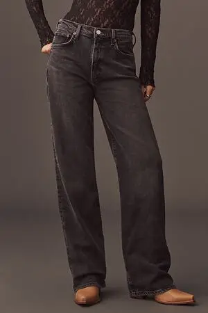 AGOLDE Harper Mid-rise Straight-leg Jeans - Radius