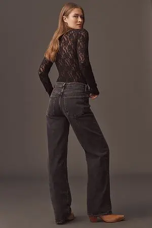 AGOLDE Harper Mid-rise Straight-leg Jeans - Radius