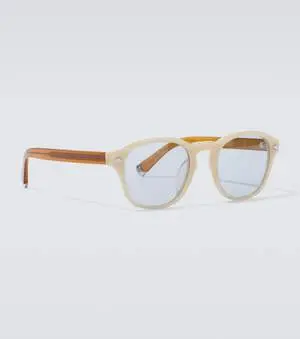 Brunello Cucinelli Round Frame Sunglasses - Neutrals