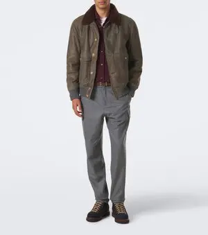 Brunello Cucinelli Suede Lace-up Boots - Blue