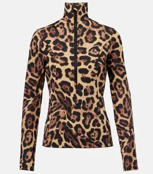 Animal Print Performance Tops For Women