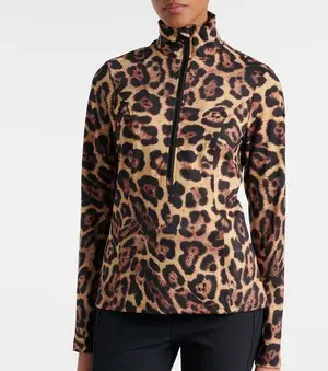 Goldbergh Leona Leopard-print Ski Top - Multicoloured