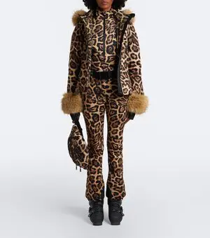 Goldbergh Leona Leopard-print Ski Top - Multicoloured