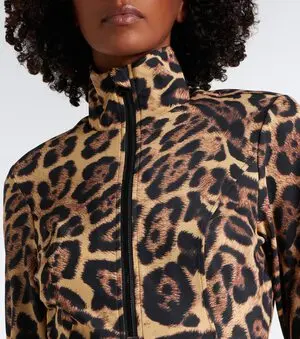 Goldbergh Leona Leopard-print Ski Top - Multicoloured