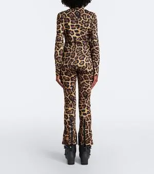 Goldbergh Leona Leopard-print Ski Top - Multicoloured