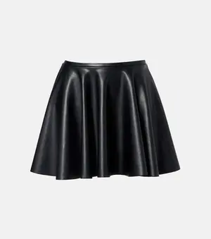 Norma Kamali Flared Miniskirt