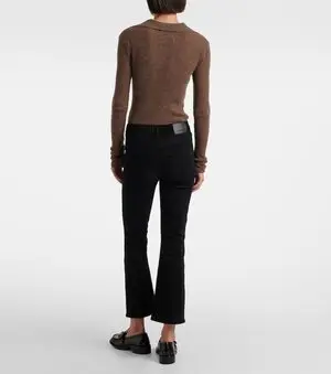 Citizens Of Humanity Isola Mid-rise Bootcut Jeans - Black