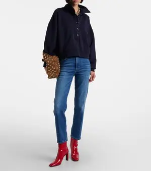 Citizens Of Humanity Caia Mid-rise Straight Jeans - Blue