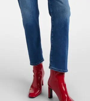 Citizens Of Humanity Caia Mid-rise Straight Jeans - Blue