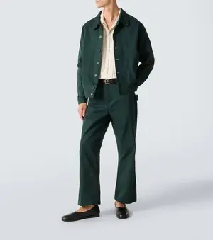 BODE Knolly Brook Cotton Twill Straight Pants