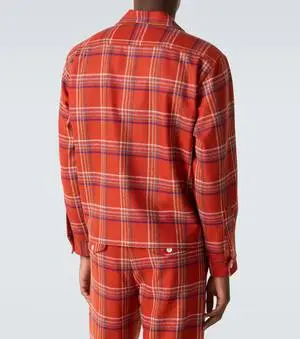 BODE Gable Plaid Wool Flannel Overshirt