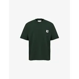 Sacai X Carhartt Wip Short-sleeve Cotton-jersey T-shirt - Green