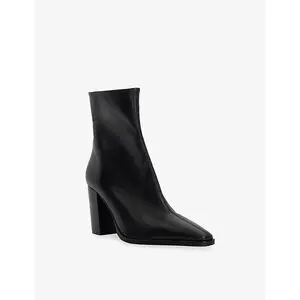 DUNE Leather Heeled Ankle Boots