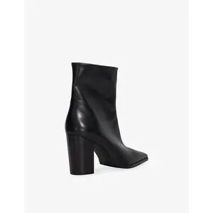DUNE Leather Heeled Ankle Boots