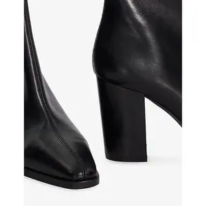 DUNE Leather Heeled Ankle Boots