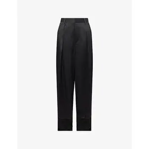 Victoria Beckham Raw Edge Hem Pants For Women