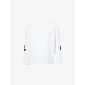 THE COUTURE CLUB Emblem Brushed Knitted Jumper - Offwhite