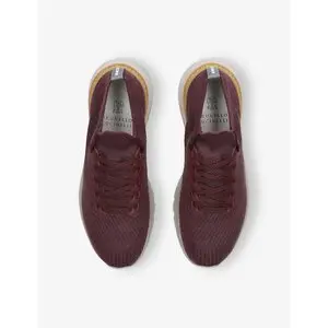 Brunello Cucinelli Branded Knitted Trainers