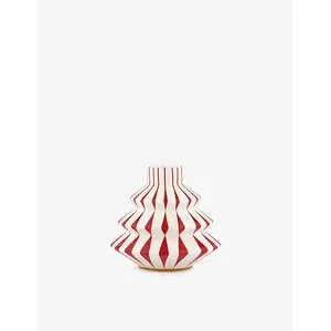 ALESSI Delight Porcelain Candlestick Holder - White And Red
