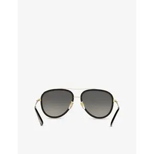 Gucci Gg0062s Pilot-frame Sunglasses