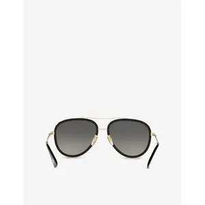 Gucci Gg0062s Pilot-frame Sunglasses