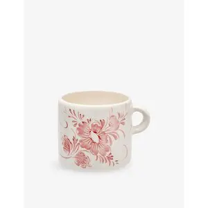 ANNA + NINA Whimsical Rose Ceramic Mug 14cm - Red