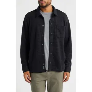 FREE FLY Downvalley Quilted Overshirt - Black