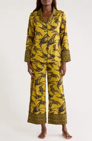 KILO BRAVA Print Pajamas - Antique Swallows