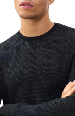 Rag & Bone Gregory Crewneck Sweater - Black