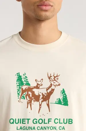 QUIET GOLF Laguna Canyon Graphic T-shirt