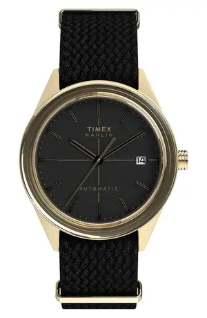 TIMEX® Marlin® Jet Automatic Strap Watch Gold