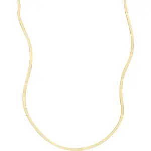 MADE BY MARY Thin Hera Chain Necklace - Gold Plated