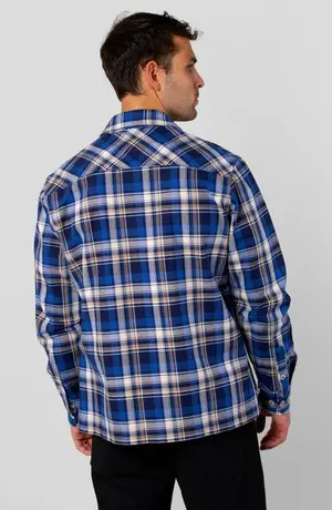 LEISURE LAB Outlander Button Up - Deep Current