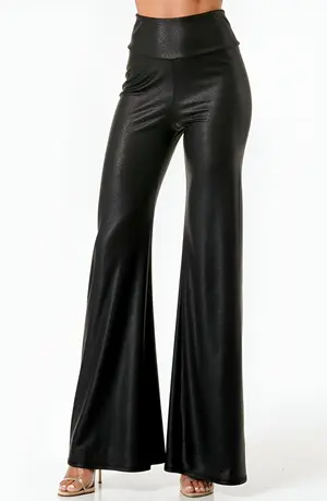MODENAIRE High-waist Flared Leg Pants